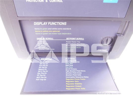 General electric, spm, spm multilin synchronous motor conrol relay ...