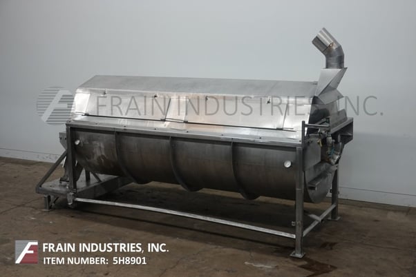 Lyco #8600, Rotary Blancher, 304 Stainless Steel, 48" OD x 144" long ...