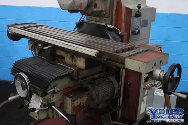 Sharp #UH3, horizontal mill, 12" x63" table, AcuRite 3-Axis digital ...