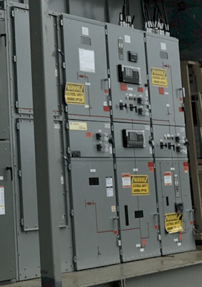 Eaton Arc resistant switchgear, 5 KV, 1200 Amps [ 4 Sections ] c/w ...