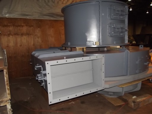 Raymond #6669, roller mill, w/double whizzer, 300/150 HP, 6 new plow ...