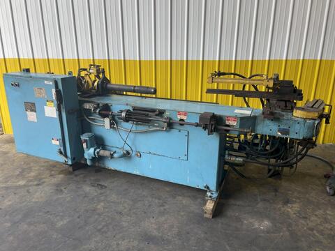 1-1/2" Pines #1, horizontal hydraulic tube bender, hydraulic mandrel ...
