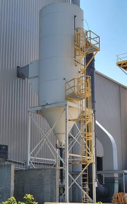 48000 cfm Mac Process #144MCF361, baghouse dust collector, 5235 sq.ft ...