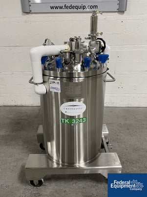 50/65 psi, Precision, Integrated Biosystems Cryovessel, 125 liter, 316L ...