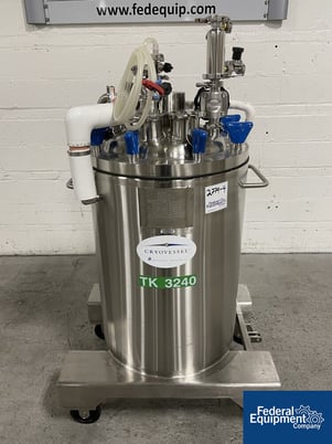 50/65 psi, Precision, Integrated Biosystems Cryovessel, 125 liter, 316L ...