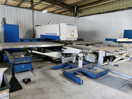 25 Ton, Trumpf #TC-500, Sheetmaster Turret Punch, 50" x 100", Bosch ...