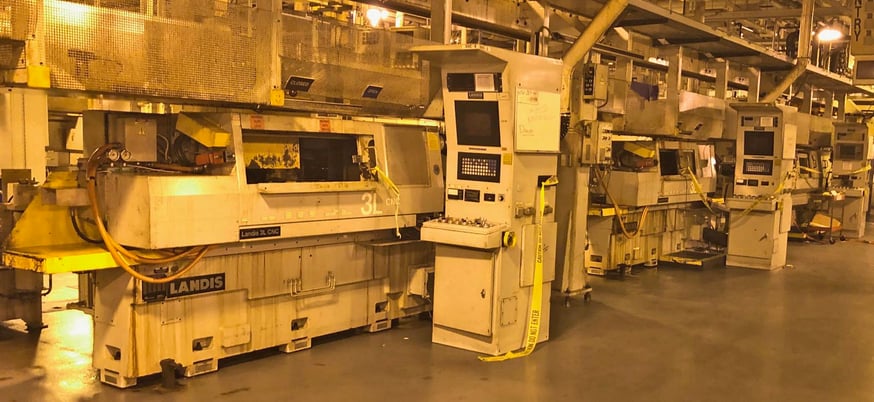 Landis #3L, 10" x40" CBN CNC cam lobe grinders, Landis System 3200 CNC ...