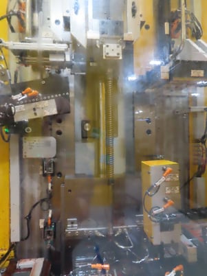 10 Ton x 30" stroke, General Broach #10-30GBTU, vertical table up ...