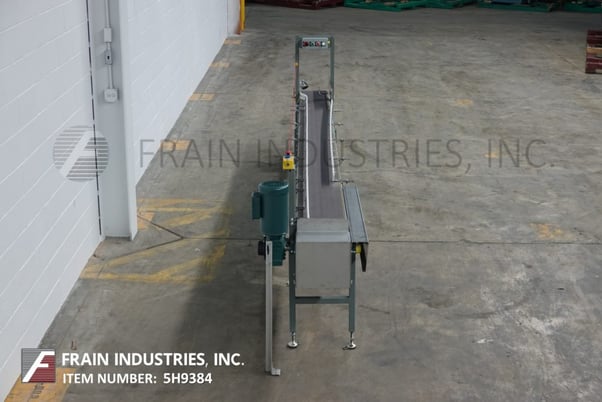 12" wide x 17.4' long, Table top conveyor, push button start / stop, E ...