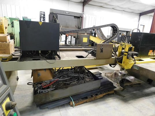 Alltra #G14-12, 12' x 12' CNC hydefinition plasma cutting table, 2002 ...