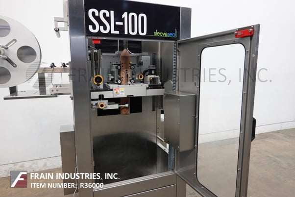 Sleeve Seal #SSL-100, automatic sleever labeler, rated from 10-100 ...