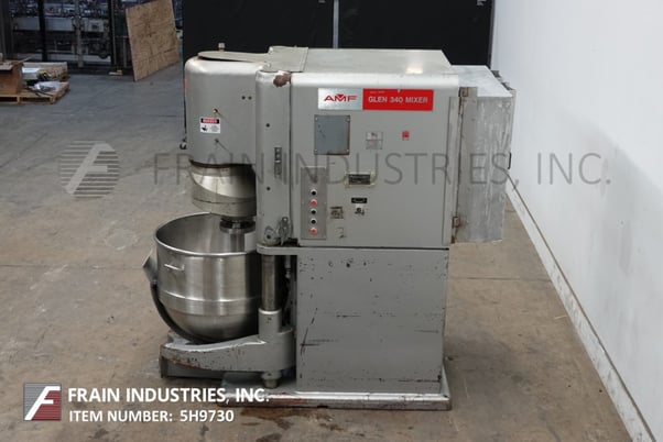 AMF Glen #74-36, dough mixer, with 4-wing beater agitation, 340 qt bowl ...