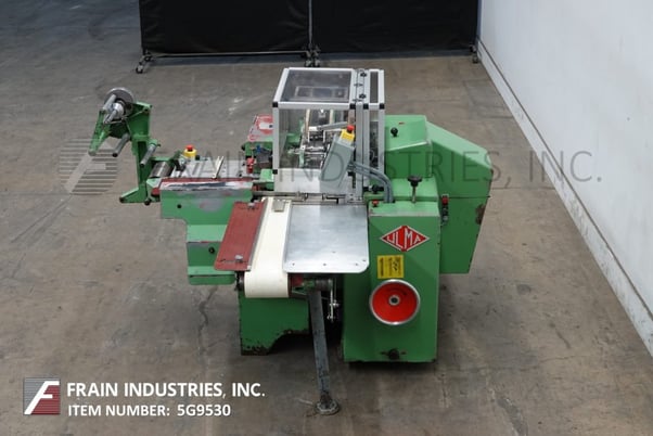 Ulma, chocolate foil and paper bar wrapping machine, control panel has ...