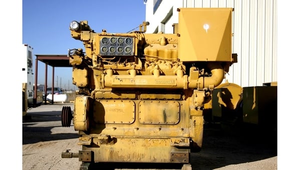 Caterpillar #D379PCTA, diesel engine core, 1350 RPM, EG3P governor for ...