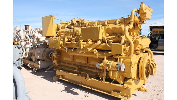 830 HP @ 1200 RPM, Caterpillar #G399SITA, gas engine, UG8L governor ...