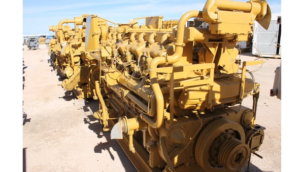 830 HP @ 1200 RPM, Caterpillar #G399SITA, gas engine, Altronic III ...