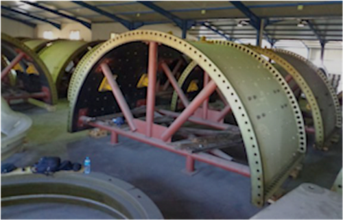 36' x 20.5' Metso, SAG Mill with 20100 HP Gearless Drive, Complete w ...