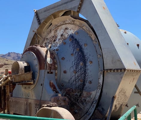 8' x 6' Hardinge, conical ball mill with 200 HP, Wet grinding, overflow ...