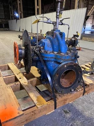 750 GPM @ 172' TDH, Goulds #3410, horizontal split case pump, 4x6-13 for Sale | Surplus Record