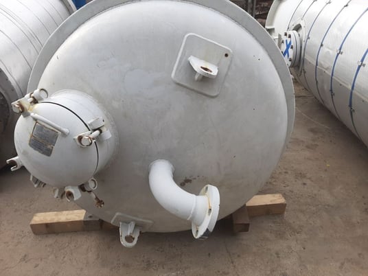 525 gallon 15 psi, 44" x 78", Ward, Carson steel desulfurizer tank ...