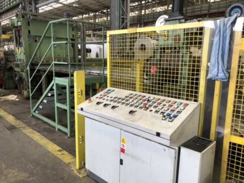 60" x .115" Fimi, Cut To Length Line, 30 Ton, Carbon Steel, PLC, entry ...