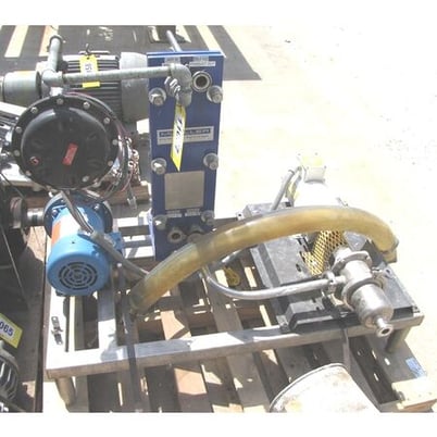 Mueller #AT4 C-20, Accu-therm plate heat exchanger pump package, 100 ...