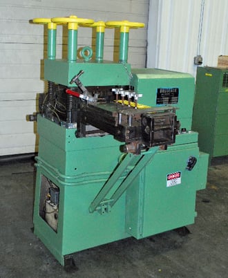 7" x 7/8" Bruderer #24180B, 19 Roll Back up Leveler, 8 over 9 roll ...