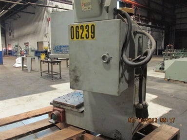 1 Ton, Denison Multipress #A, Hydraulic Press, 3" stroke, 10" x 7.5 ...