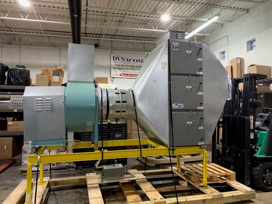 4000-5000 cfm United Air #SHN60-XB Smog Hog, Dust / Mist Collector ...