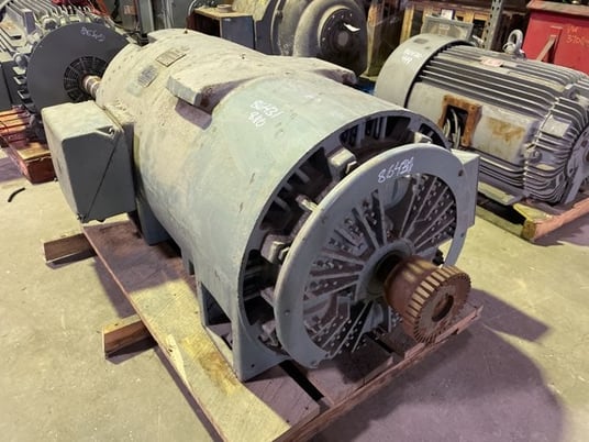 300 HP 1800 RPM General Electric, Frame 8110S, TEFC BB, 4160 Volts for ...