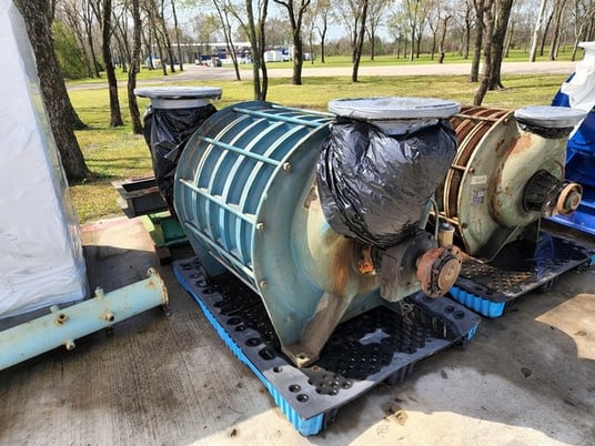 6000 scfm @ 12 psi, Hoffman Gardner Denver #751, centrifugal blower, 6 ...