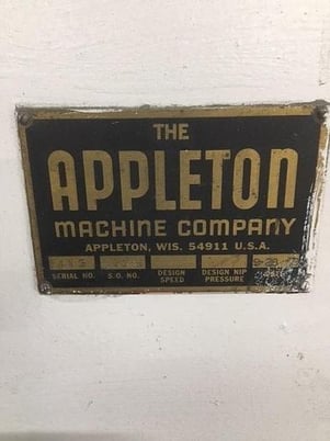 Appleton, roll wrapper, end caps for Sale | Surplus Record