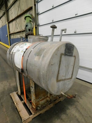275 gallon Ge Betz #H-63-T, Stainless Steel horizontal tank, Lightnin ...