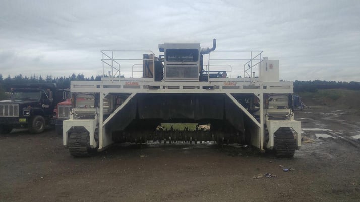 Scarab #18HYD-360-D4, 18' Compost Windrow Turner, 60 HP CAT Diesel ...