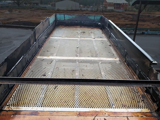 Rotex #72, Vibrating Shaker Screens with Hopper and Conveyor, Carbon ...