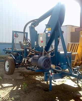 TSI #TC-125, Portable Hydraulic Tire Cutter, 30 HP, Trailer Mounted, 3 ...