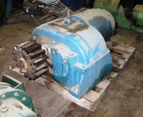 30 HP, 125 RPM, Westinghouse, ball mill drive with motor, 125 RPM out ...