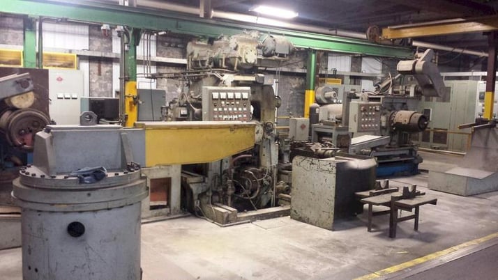 United, 4-Hi mill, cold rolling, 5" x18" x14" material,.15"-12" width ...