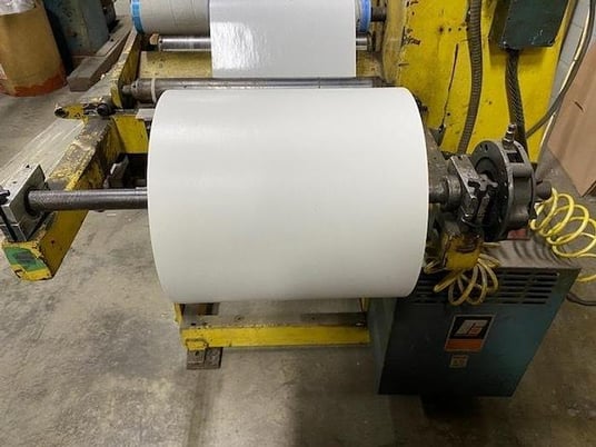 Arrow #325, duplex slitter rewinder, 24" unwind, 18" rewind, score ...