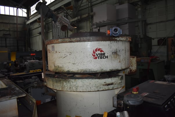 Vibetech #VT5524/F, 10 cu.ft. vibratory deburring machine for Sale ...