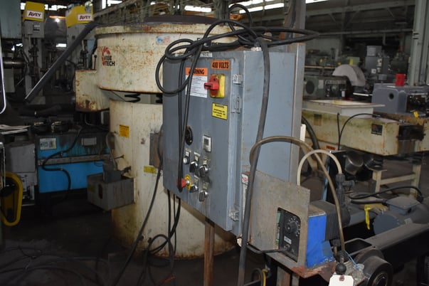 Vibetech #VT5524/F, 10 cu.ft. vibratory deburring machine for Sale ...