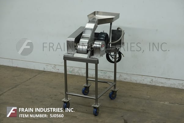 Fitzpatrick #D6, 316 Stainless Steel comminutor mill, 16 swing knife ...