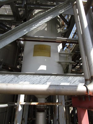 1451 gallon Edwards Fiberglass, vertical fiberglass tank, Corezyn 8301 ...