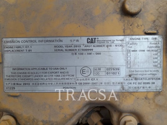 Caterpillar AP1055F, Asphalt Paver, 2850 hours, S/N: RLM00100, 2014 for ...
