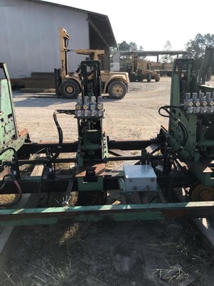 Corley #44-40, Tong Dog Carriage, 4-heads, 5 HP, 18' long carriage For ...