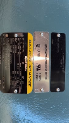 75 HP 1785 Baldor-Reliance, Frame 365T, Drip-Proof Ball Bearing, 460 Volts RPM for Sale ...