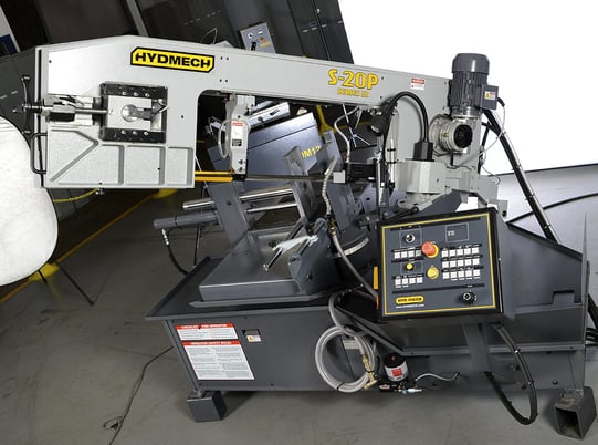 13" x 18" Hyd-Mech #S20P, horizontal pivot band saw, 1" x 14'10" band 3 ...