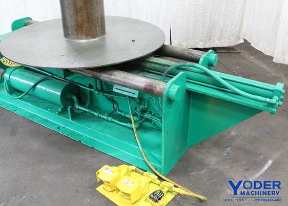 6000 lb. Horizontal uncoiler, manual horizontal payoff, pneumatic brake ...