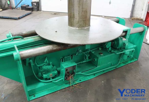 6000 lb. Horizontal uncoiler, manual horizontal payoff, pneumatic brake ...