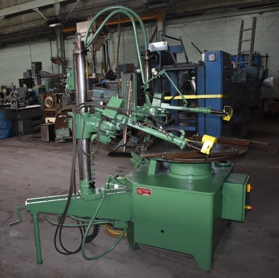 Redin #72, 72" universal dual arm gear deburrer w/2 adjustable heads ...